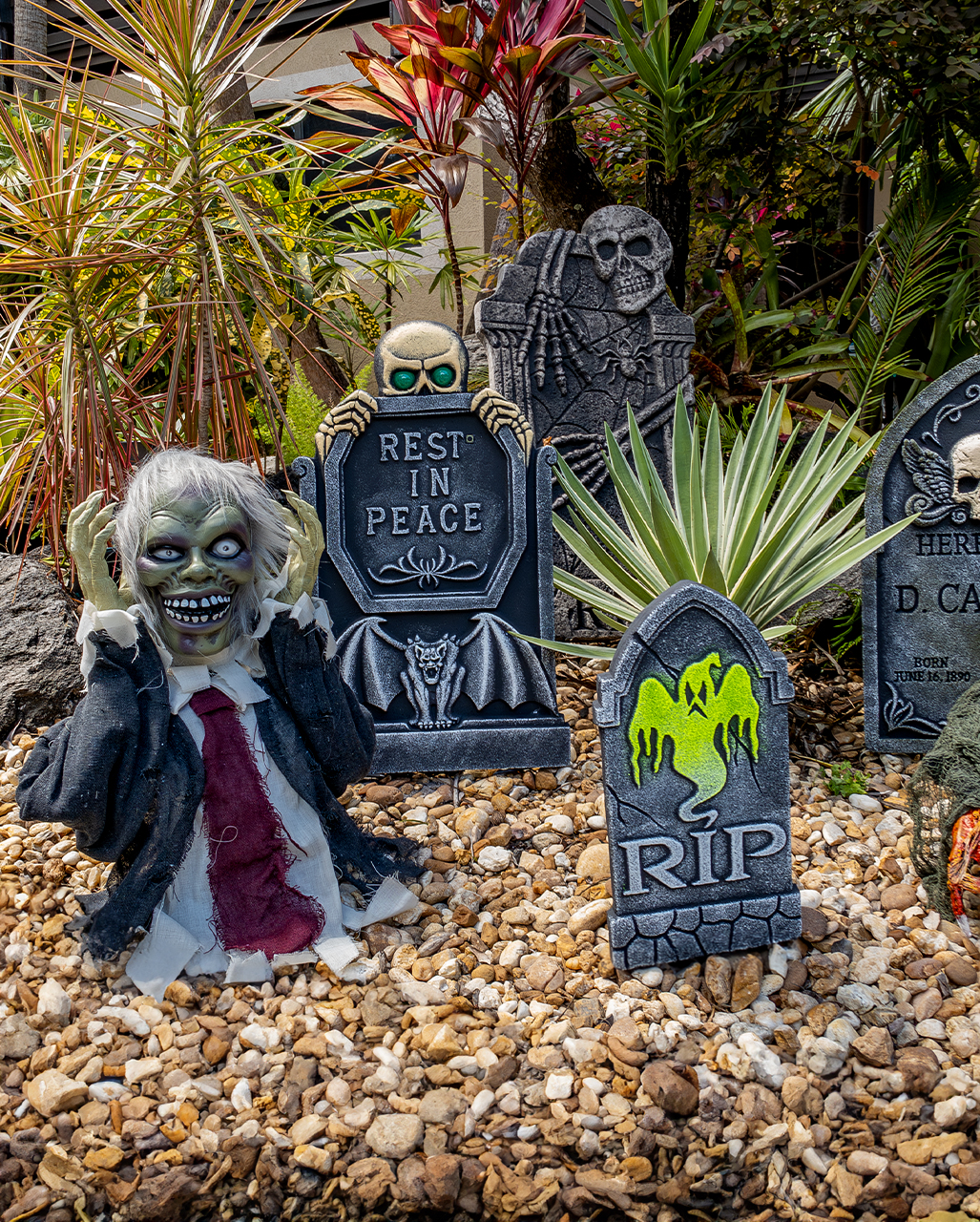 Zombie Groundbreaker mit Pop Up Schädel 56cm für Halloween | Horror ...