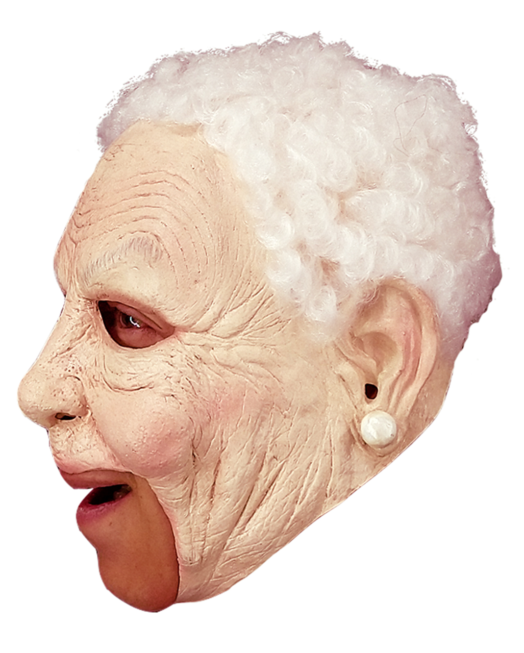 Old Granny Nanny Deluxe Mask for Halloween & Carnival | Horror-Shop.com
