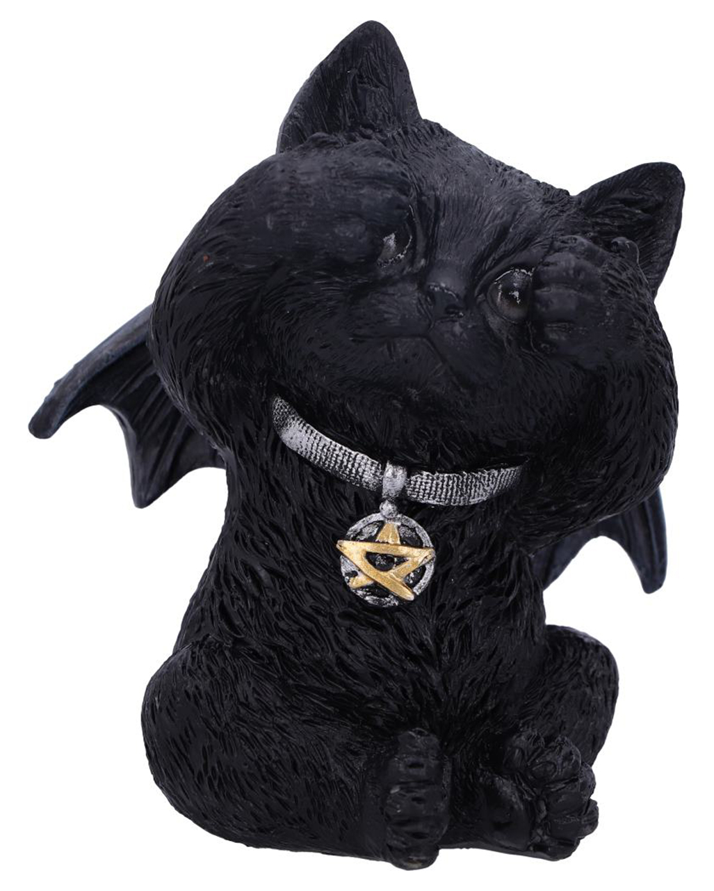 Three Wise Vampuss Vampire Kitten 9cm Set Of 3 ★ Gothic decoration ...