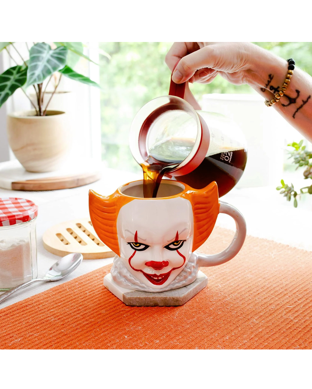 ES Pennywise 3D Tasse | IT Pennywise Merchandise | Horror-Shop.com