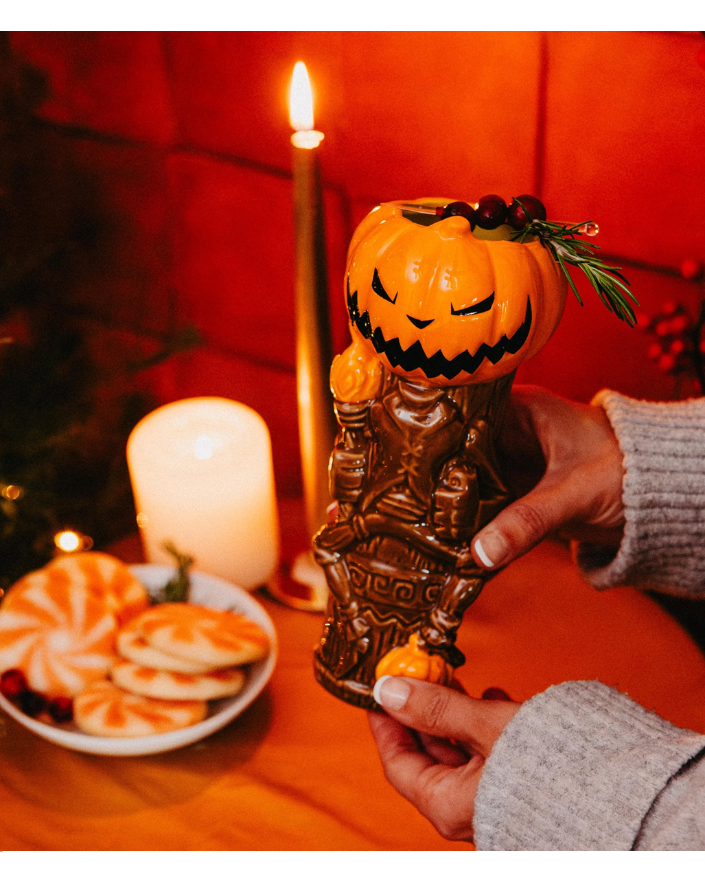 Geeki Tiki's Disney TNBC Pumpkin King Mug | Disney Merch | Horror-Shop.com